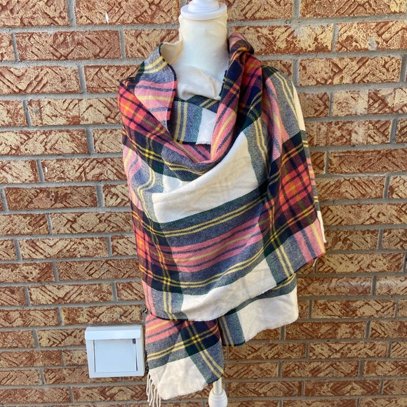 J. Crew | Accessories | J Crew Plaid Scarf | Poshmark